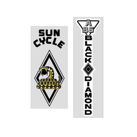 Black Diamond Logo Sticker