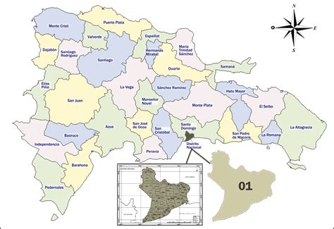 División Territorial Actual De La República Dominicana