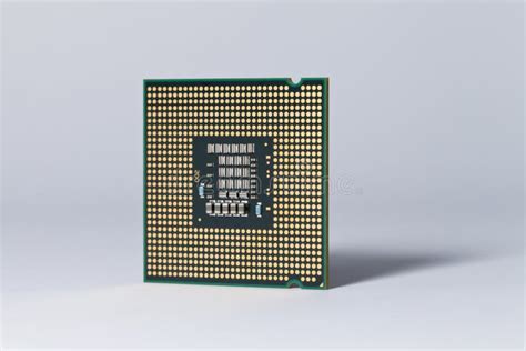Old Single Core Processor On White Background Stock Photo Image Of White Core