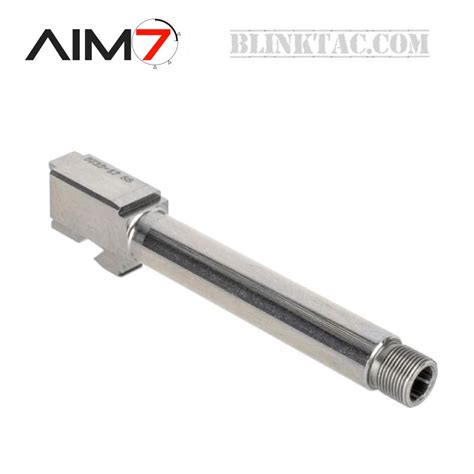 Aim 7 Glock 22 9mm Conversion Barrel For Threaded Stainless Steel Aim7 Tactical