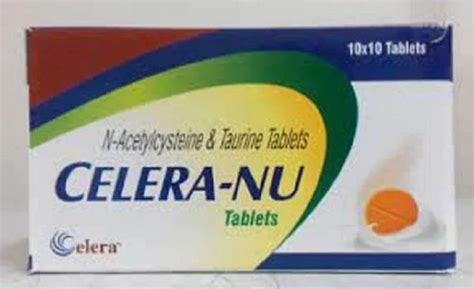 Taurine Acetylcysteine Celera Nu Tablet Bd 10 At ₹ 120 Stripe In Pune
