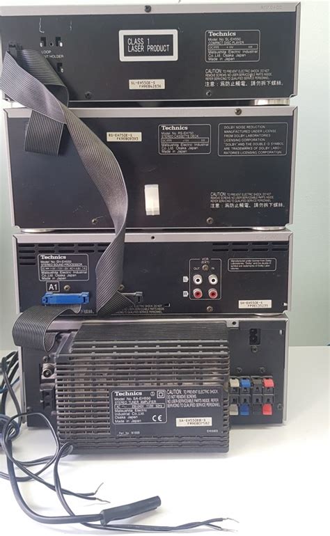 Technics EH 550 Stereo CD SL Deck RS Processor SH Amplificator SA Audioweb