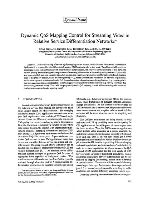 pdf dynamic qos mapping control for streaming video in relative …mcl