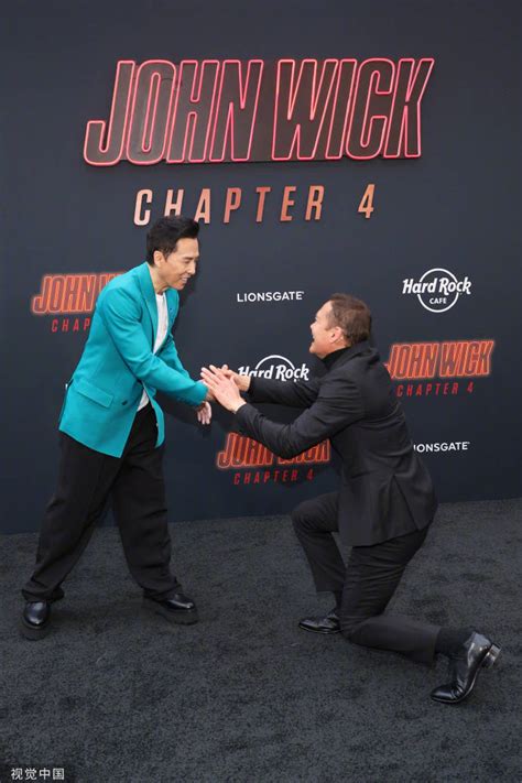 基努·里维斯甄子丹亮相《疾速追杀4》洛杉矶首映 搜狐大视野 搜狐新闻