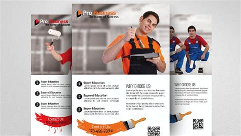 Contractor Flyer Template 23 Free And Premium Download