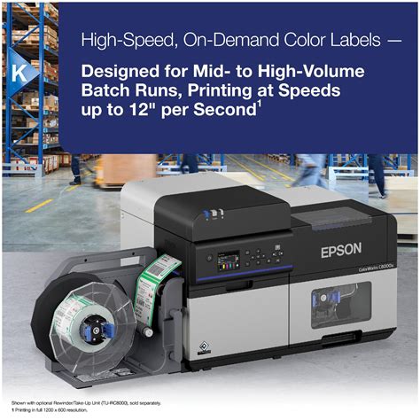 Introducing The Epson Colorworks C8000 High Speed Industrial Color