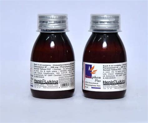 Phenylephrine Hydrochloride Syrup Packaging Size 100 Ml At ₹ 70