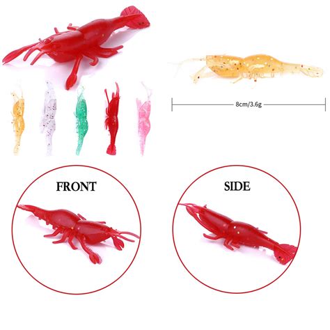 Soft Lure Lobster Bait Kits Rubber Worms Fishing Accessories Hengjia