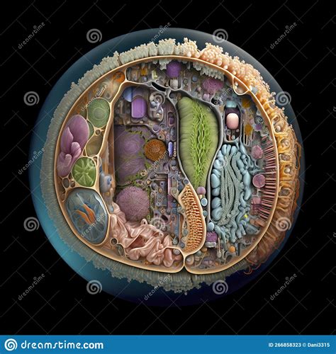 Cross Section Through A Cell With Two Membrane Cell Wall Of Gram