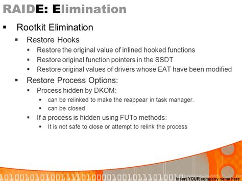 Raide Rootkit Analysis Identification Elimination Ppt Video Online