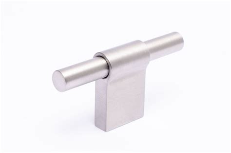 Brushed Stainless Steel Line Cabinet Knobs And Drawer Pulls Euro