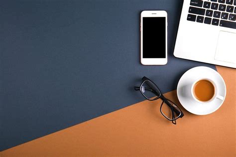 Content Creator Table Concept With Modern Laptop Computer