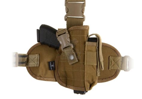 Invader Gear Drop Leg Holster Right Handed Coyote Airsoft Legends
