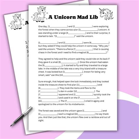 New Years Resolution Mad Libs Style Free Printable Love And Laugh Games