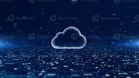 Digital Cloud Computing Of Cyber Security Digital Data Network Protection Global Communication