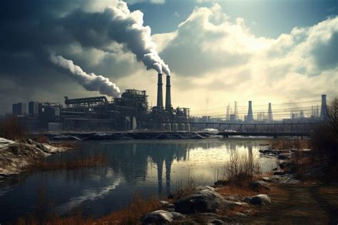 Industrial Architecture Pollution Landscape Ai Premium Photo Rawpixel