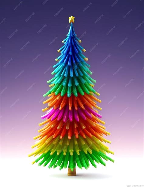 Premium Photo Free 3d Animation Style Gradient Christmas Tinsel