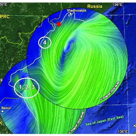 Direction Of Areas Of Primary And Secondary Microseisms Generation Download Scientific Diagram