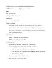 ECET Prelab Pdf ECET Introduction To Digital Systems Lab Name Date