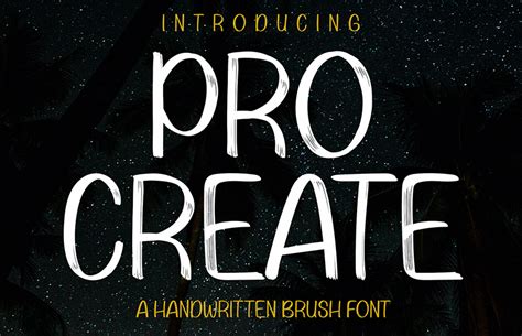 Procreate Font