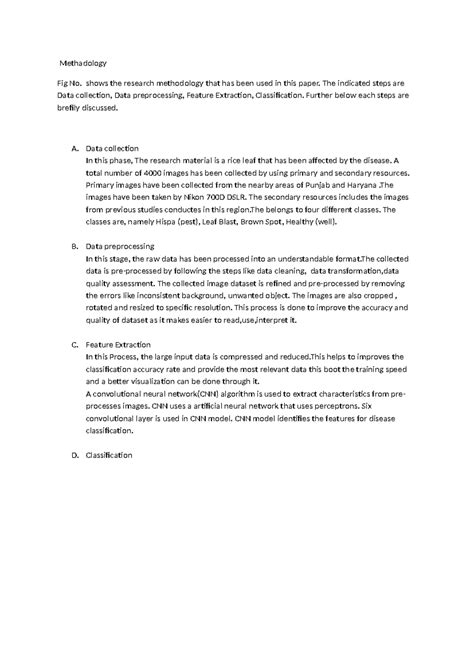 Methadology Cse Methadology Fig No Shows The Research Methodology