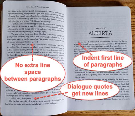 formatting new paragraphs and lines and quotes tell your story with