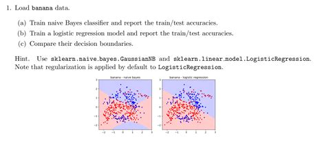 1 load banana data a train naive bayes classifier