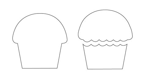 Moldes De Cupcakes Patrones Manualidades