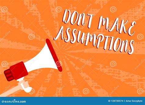 Assumptions Business Conceptual Colorful 3d Rendered Words Background