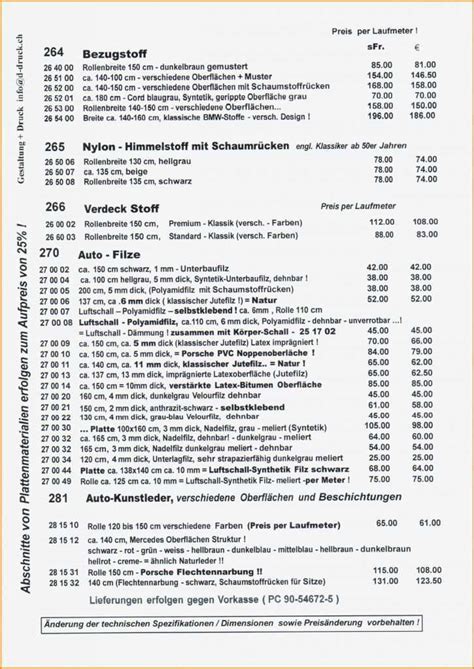 Preisliste Erstellen Vorlage Genial 7 Preisliste Muster Vorlage Ideen