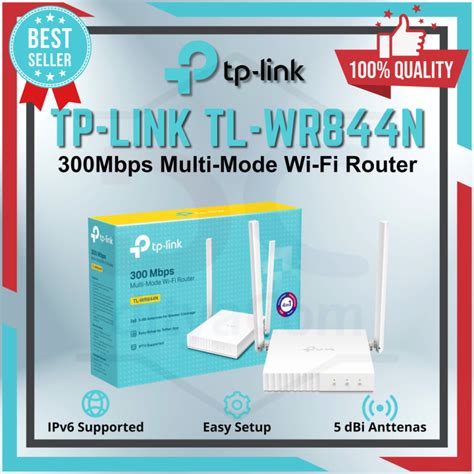 Tp Link Tl Wr844n 300mbps Multi Mode Wi Fi Router Lazada Indonesia