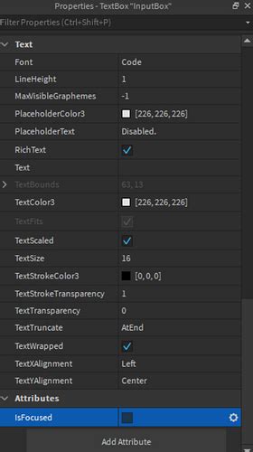 Script Doesnt Detect An Added Property On Textbox Scripting Support