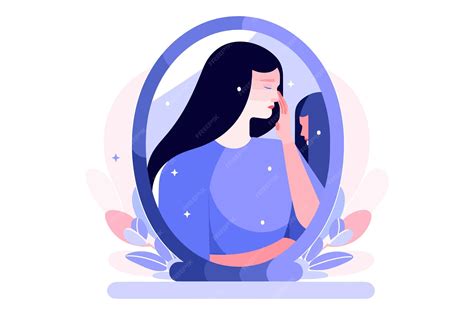 Premium Photo Selfreflection Analysis Mental Health And Psychology