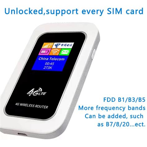 Unlock Mobile Portable 4g Lte Router 150mbps 2g 3g 4g Sim Lte Router
