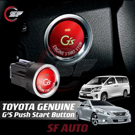 Toyota Alphard Vellfire Anh20 Mark X Original Genuine Gs Push Start