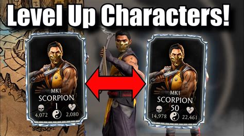 How To LEVEL UP Characters Fast And Easy In MK Mobile YouTube
