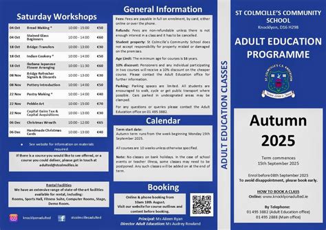 Stcolmcilles Cs Adult Stcolmcilles Cs Adult Education