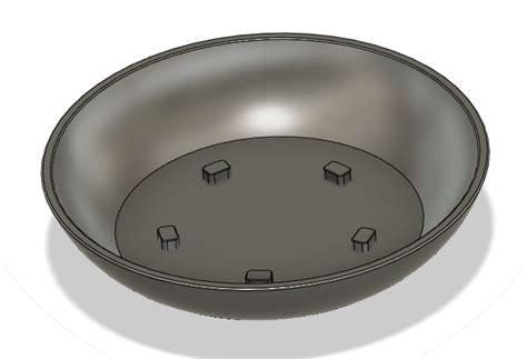 Pot Plant Saucer By Inches Download Free Stl Model