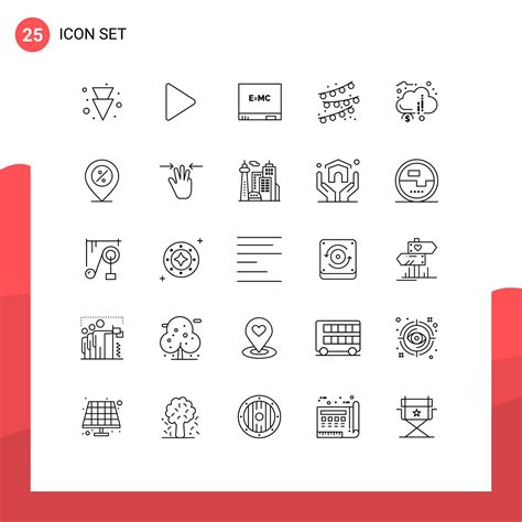 Set Of 25 Vector Lines On Grid For Ecommerce Financial Formula Donation Crowd Funding Editable