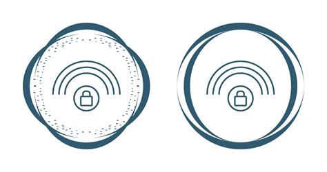 Protected Wifi Vector Icon 27752223 Vector Art At Vecteezy