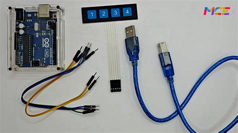 My Creative Engineering How To Use A Membrane Keypad 1x4 With Arduino Simple Serial Monitor