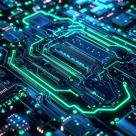 Close Up Image Of A Motherboard Showcasing A Central Processing Unit