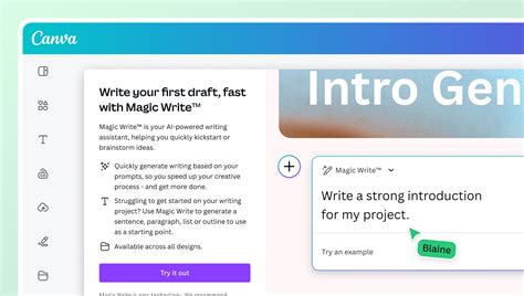 Free Introduction Generator Canva