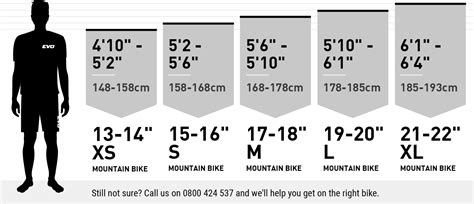 Correct bike frame size online