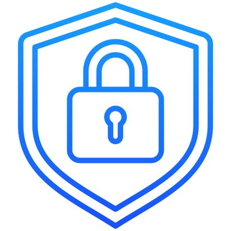 Secure Generic Gradient Outline Icon