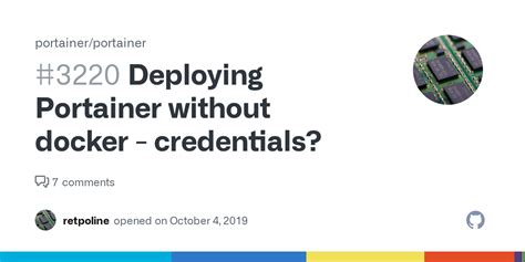 Deploying Portainer Without Docker Credentials Issue Portainer Portainer GitHub