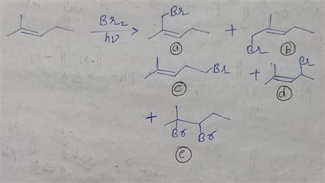 Solved 3 A 5 Pts When The Reaction Between 2 Methyl 2 Pentene