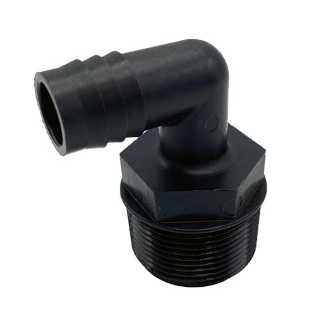 1 1 4 Mpt X 3 4 Hb 90 Degree Poly Elbow