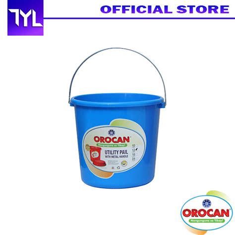 Orocan Pail 10l Balde Timba Water Bucket Water Drum Water Buckets Water Storage