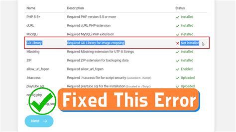How To Fix Gd Library Extension Not Available With This Php